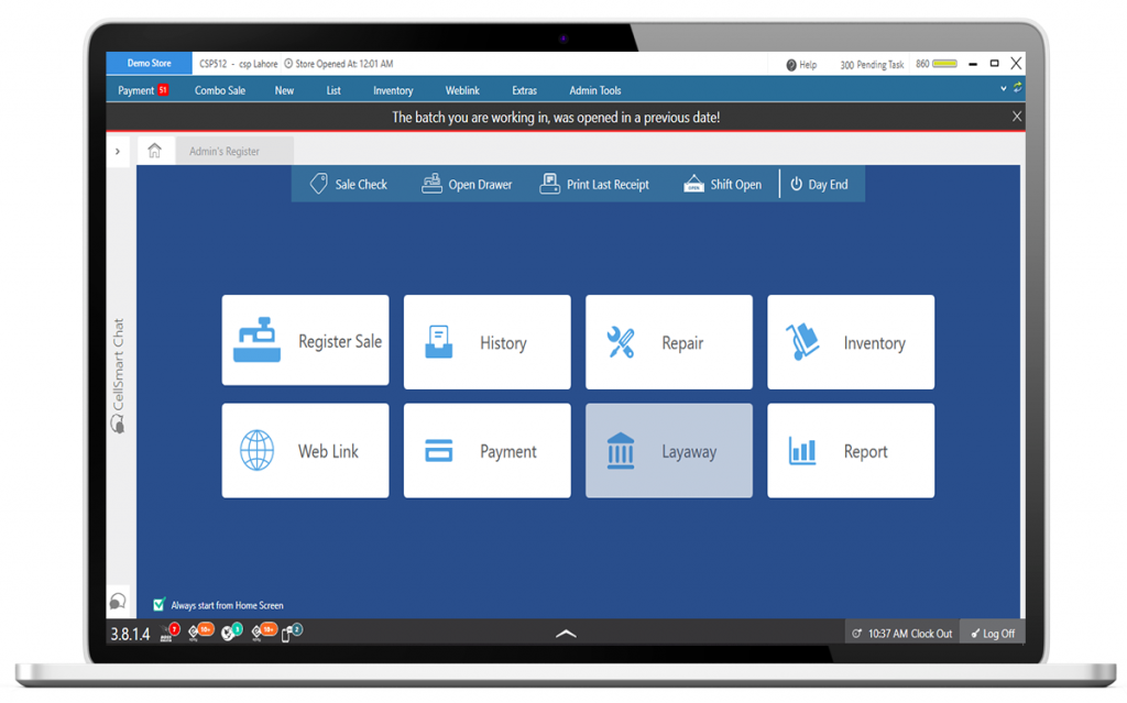 CellSmart POS - Layaway Software
