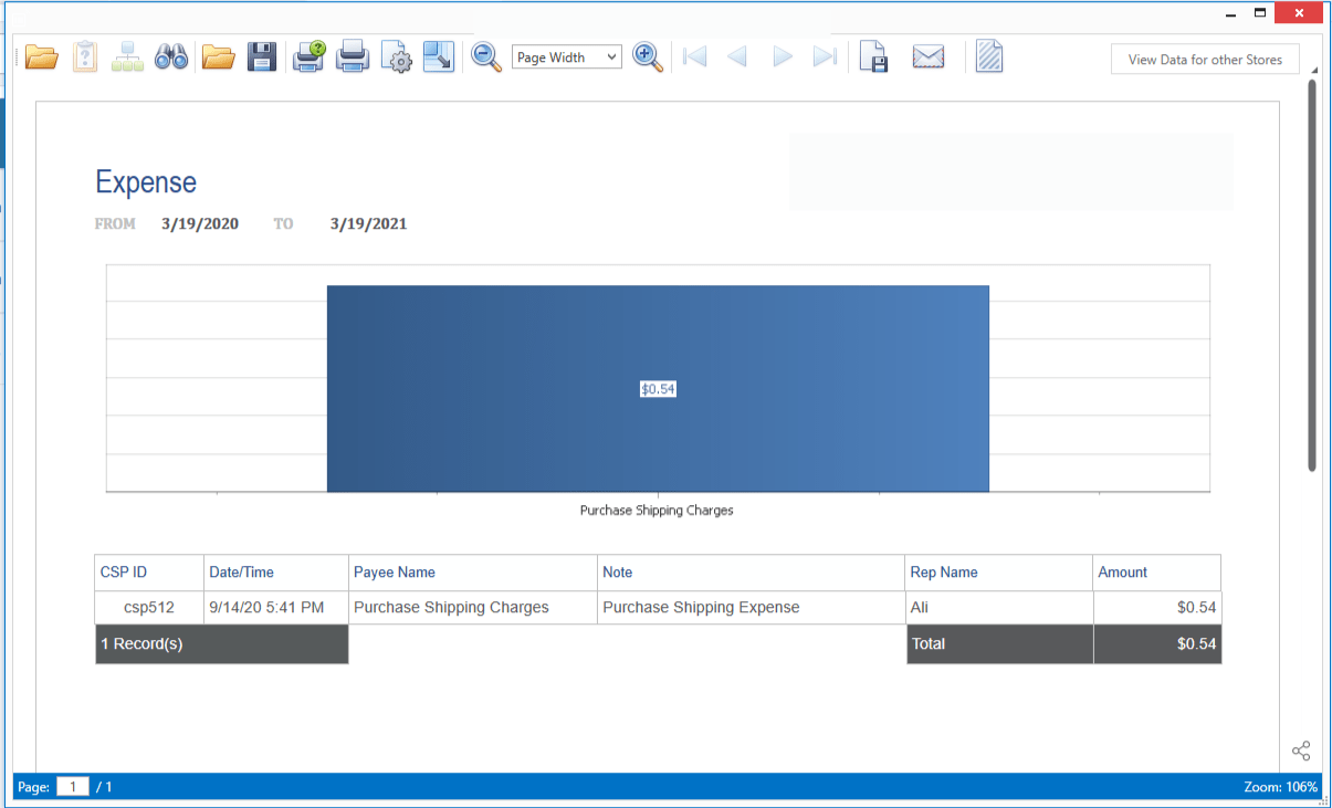 CellSmart POS - Expense