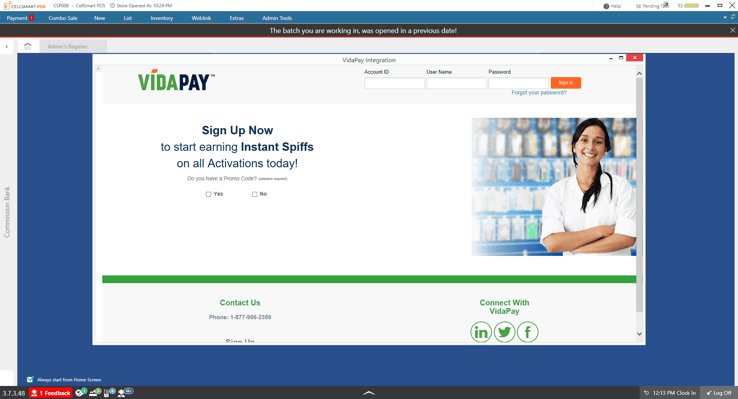 CellSmart POS - Bill Payment