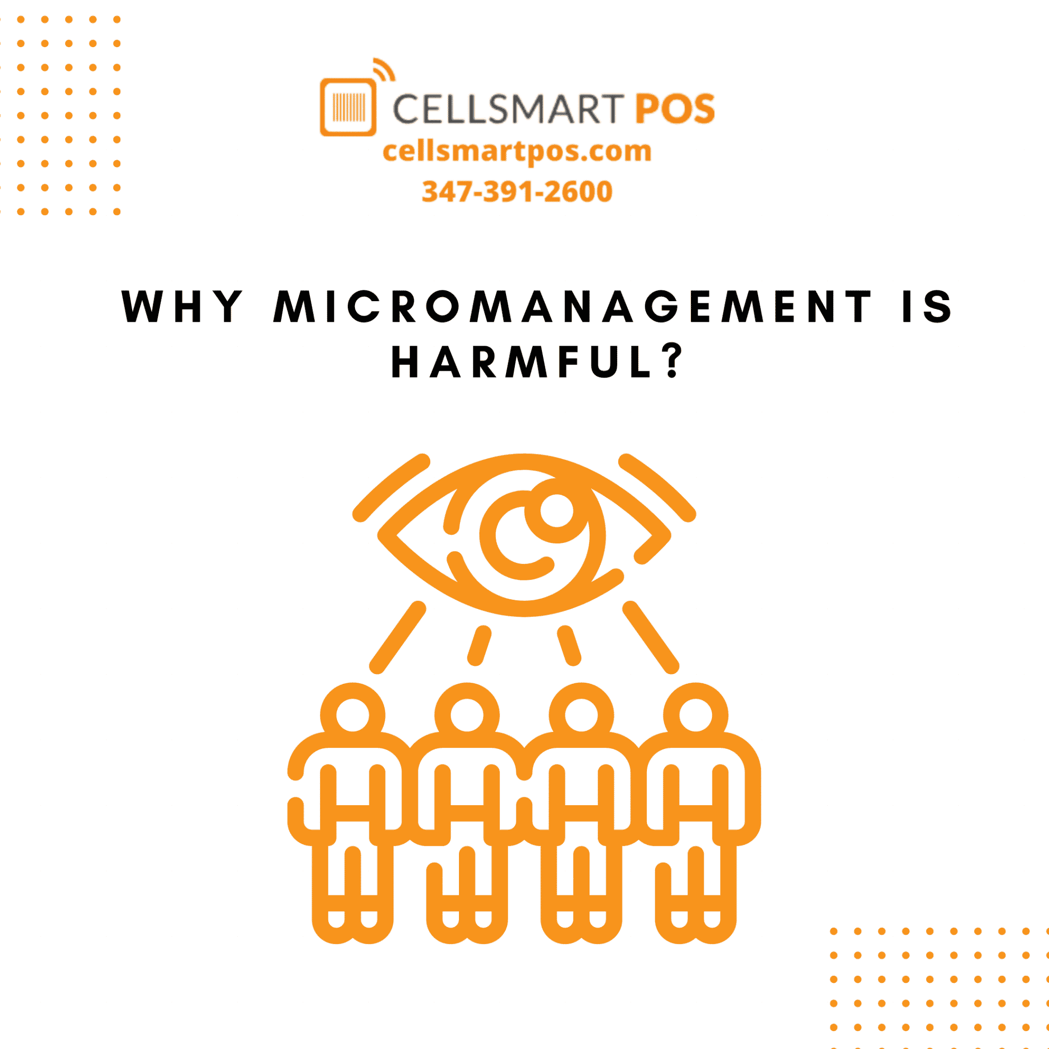 Why Micromanagement is Harmful? - CellSmart POS