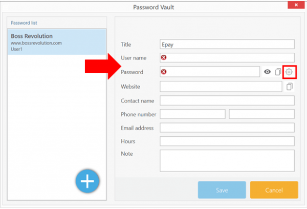 3.0 Password Vault - CellSmart POS